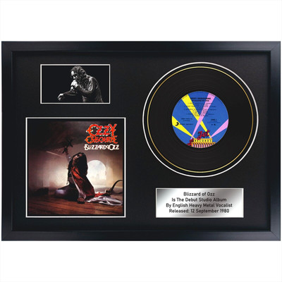 Ozzy Osbourne - Blizzard of Ozz /LP/ Memorabilia / Souvenir in black ...