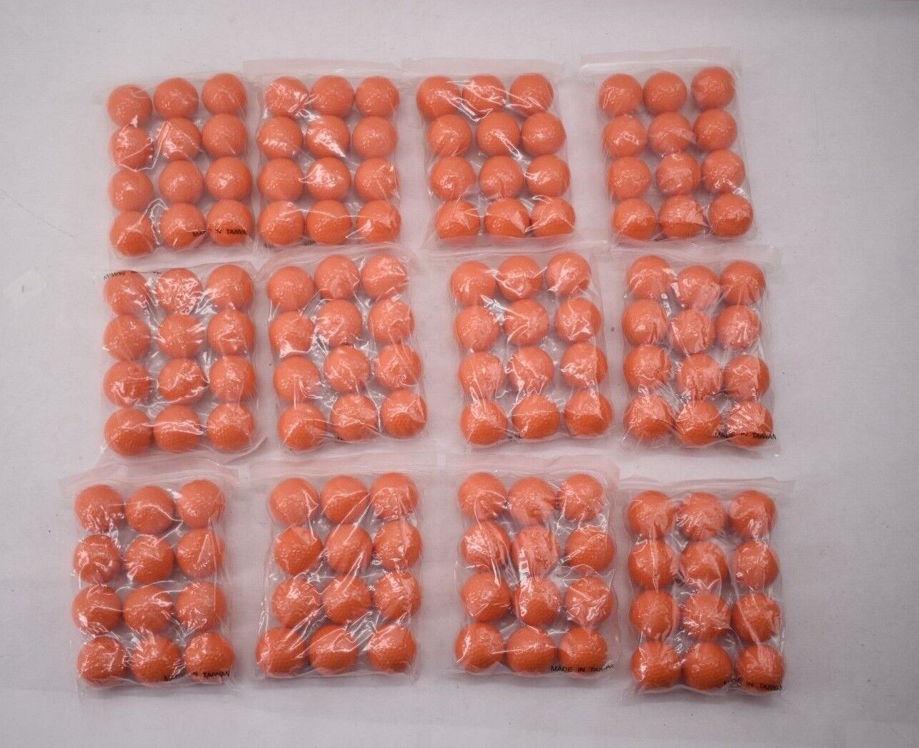 Lot Of 144 Miniature Orange Floater Unsinkable Putt-Putt Golf Balls ...
