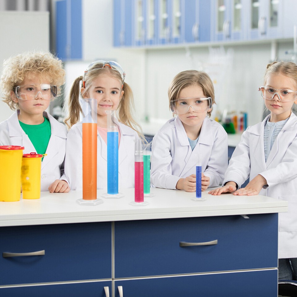 Measuring Test Tube Plastic Beakers Graduated Cylinder Science Cylinder ...