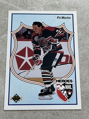 1990-91 Upper Deck NHL Heroes Pit Martin #513 Chicago Blackhawks | eBay