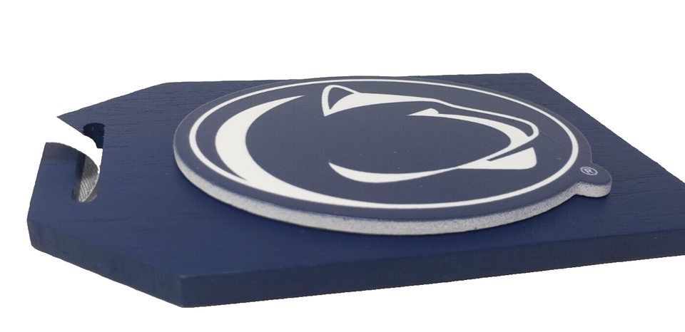 Penn State Nittany Lions Team Logo Gift Tag Wood Ornament 5" Team ...