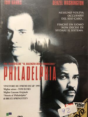 DVD PHILADELPHIA TOM HANKS-DENZEL WASHINGTON | eBay