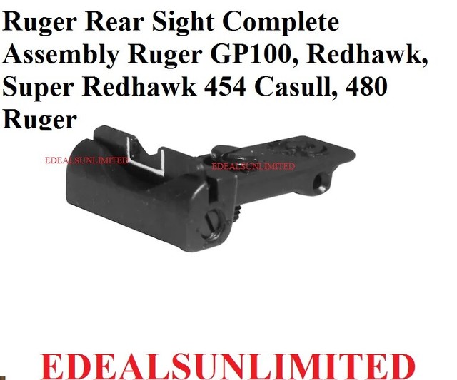 Ruger Rear Sight Assembly for Gp100 Redhawk Super Redhawk 454 Casull ...