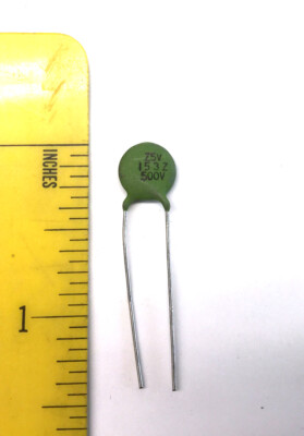 4 NOS Green ZV5 Ceramic Disk Capacitors .015 mfd @ 500 v | eBay