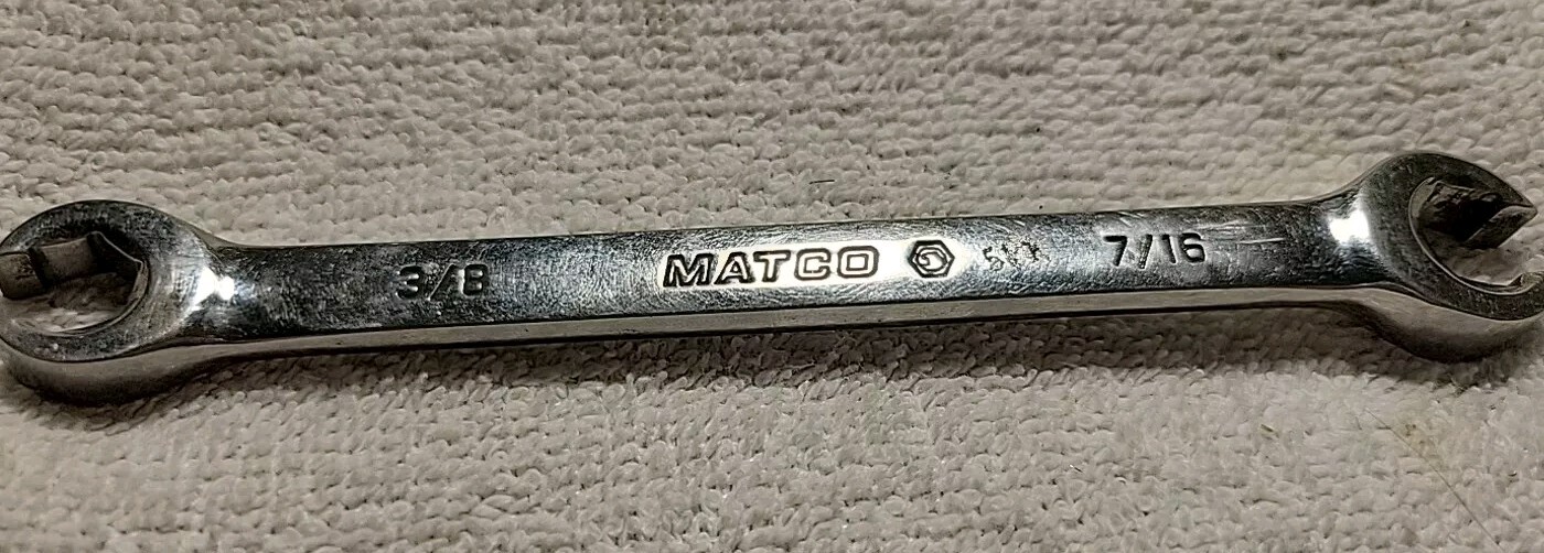 Matco Tools USA 3/8" x 7/16" Flare Nut Line Wrench RF12146A | SAE ...