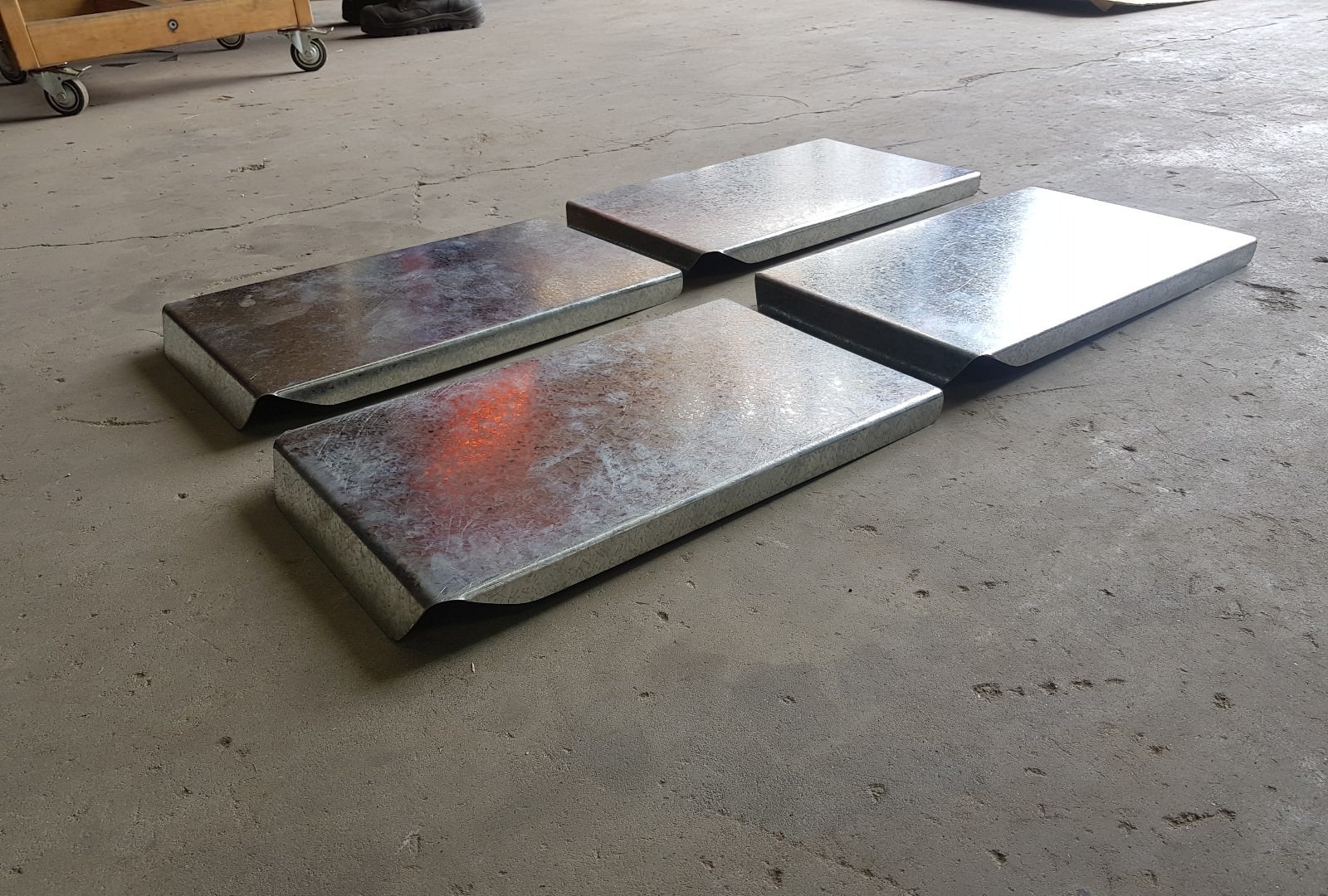 UTE TRAY MUD GUARDS GALVANISED SHEET METAL GUARDS | eBay Australia