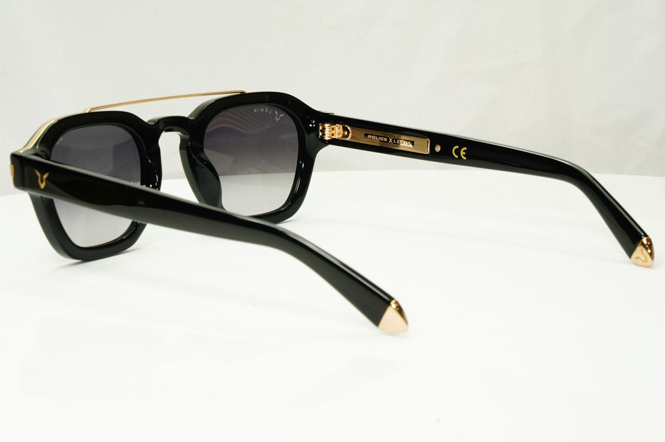 Police Lewis Hamilton F1 Sunglasses Black Smoke Gradient Gold SPL C47 ...