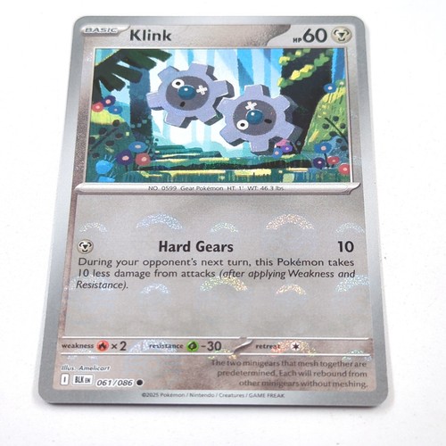 Klink (Poke Ball Pattern) - 061/086 - SV: Black Bolt Pokemon TCG | eBay