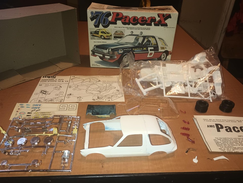 MPC 1976 AMC Pacer X 1/25 1-7601 UPRM Only Hood Painted open box | eBay