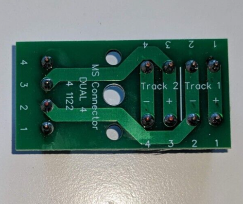 4 Way Power Bus Dropper Wire Connector Splitter Dual 2 Track ...