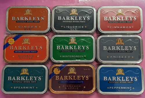 Barkleys Intense Mints 4 x 50g Tins - You Choose - Cinnamon, Aniseed ...