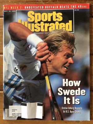 Sports illustrated 9/12/1992 US Open Stefan Edberg, Robin Yount, Andy ...