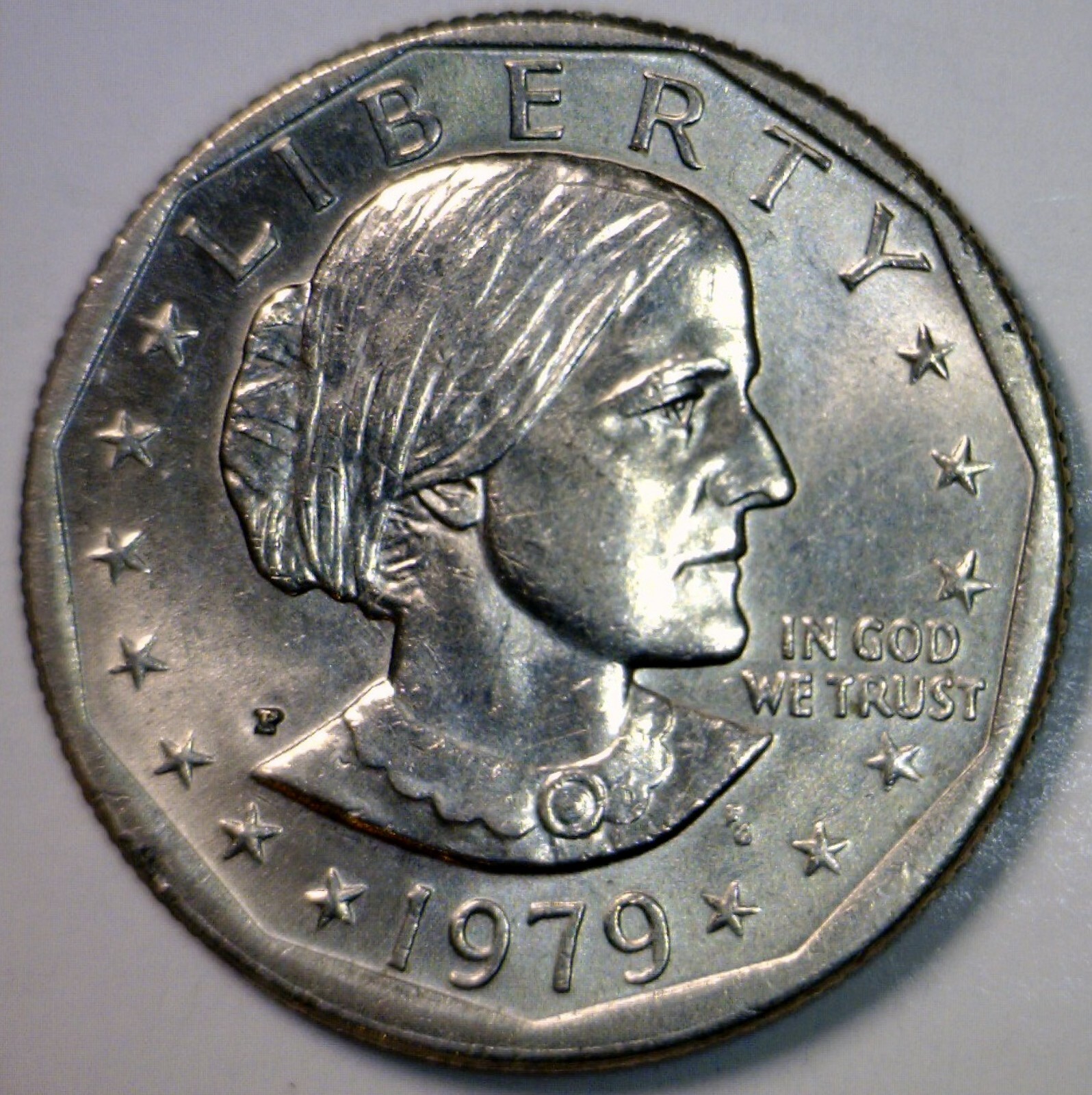 1979 ERROR Cherry Picker FS C1-1979-301 NEAR DATE Susan B Anthony ...