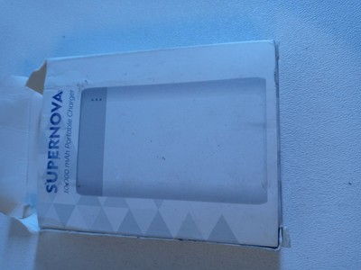 Supernova High Capacity Portable Charger 10,000 mAh Lithium Ion Battery ...