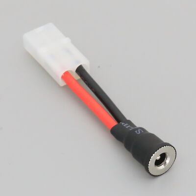 DC Power 5.5x2.1mm Female metal Socket to Tamiya Female cable 14AWG 5CM ...