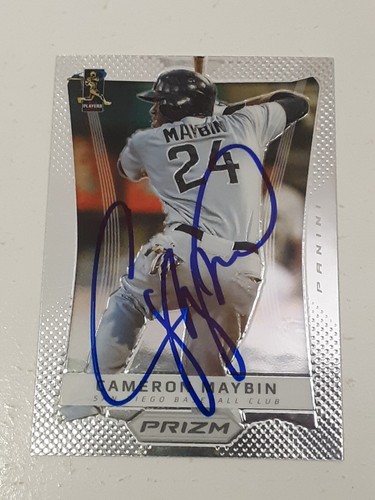 Cameron Maybin San Diego Padres 2013 Panini Prizm Autograph Card #2 ...