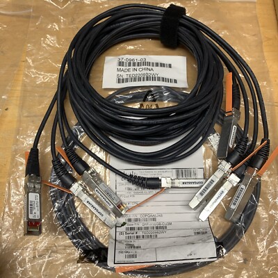 Cisco SFP-H10GB-CU3M 10GBASE-CU SFP+ Cable 3 Meter 37-0961-03 LOT OF 5 ...