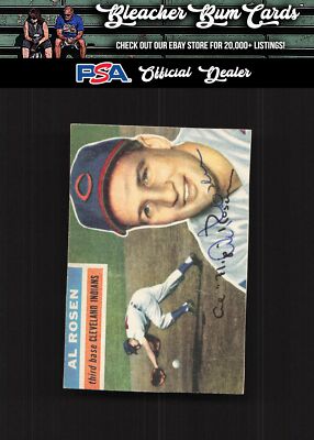 1956 Topps 35 Al Rosen Auto Trimmed | eBay