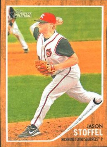2011 Topps Heritage Minor League #132 Jason Stoffel (Prospect / Rookie ...
