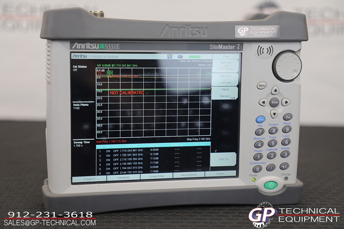 Anritsu Sitemaster S331E Cable & Antenna Analyzer - Siemens JDSU ...