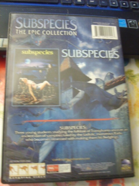 SUBSPECIES~1991 VG/C DVD~MICHELLE McBRIDE ANGUS SCRIMM IRINA MOVILLA ...