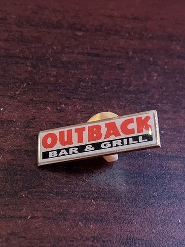 Outback Steakhouse Bar & Grill Logo Lapel Hat Pin | eBay
