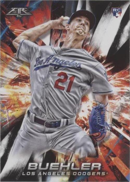 2018 Topps Fire - Walker Buehler #139 (RC) for sale online | eBay
