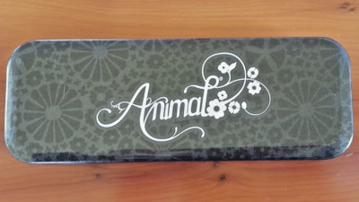 Small Rectangular Metal Box / Container / Pencil Case With Insert From ...