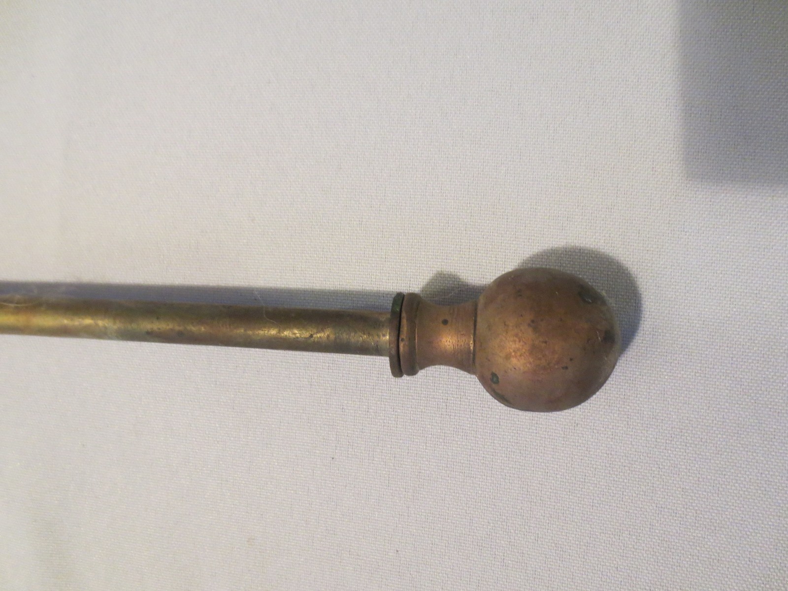 Antique Brass FIREPLACE FIRE COAL TOOL POKERS WITH HOLDER 19th century ...