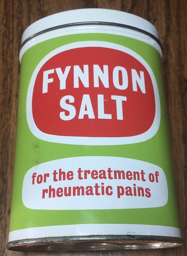 Fynnon Salt Tin, Vintage Green 200g Container, Beecham | eBay