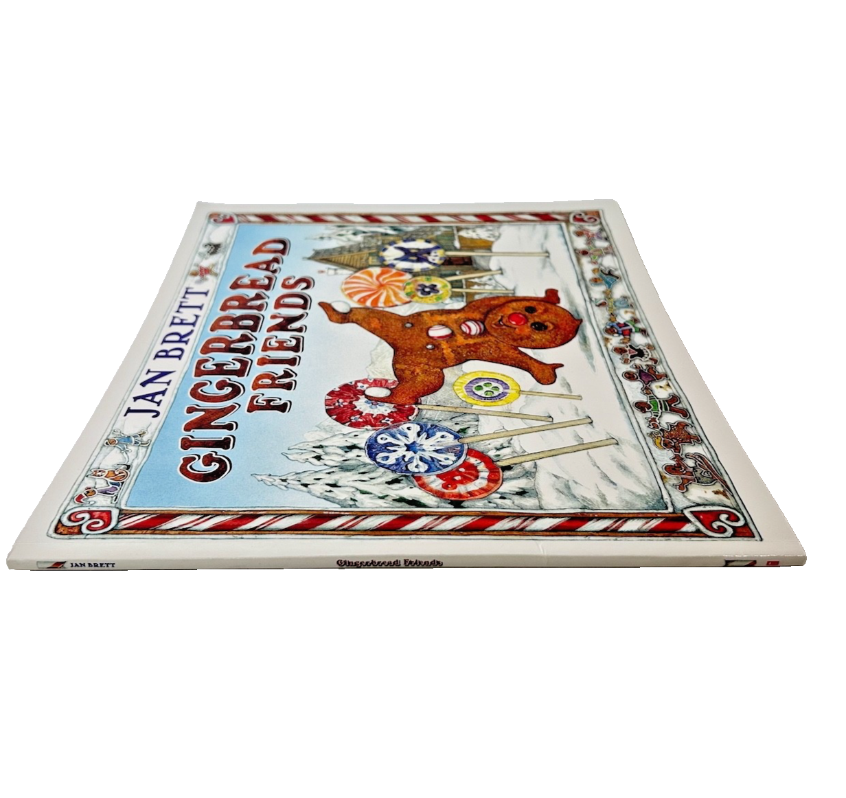 Jan Brett Christmas Book Lot of 4 Wild Reindeer Gingerbread 12 Days ...