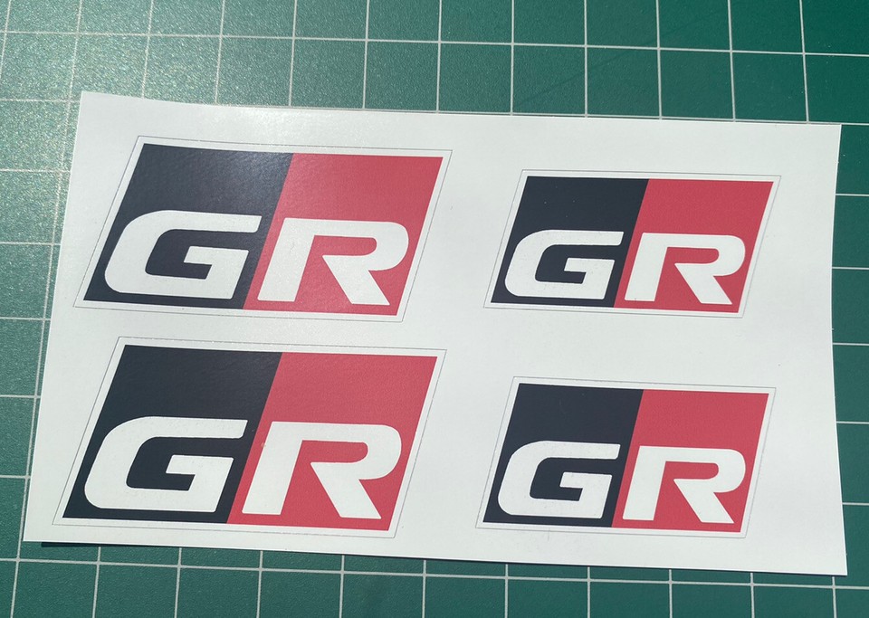 Gazoo Racing CALIPER BRAKE STICKERS SET OF 4 FRONT AND BACK BREAKS | eBay