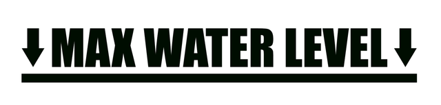 MAX WATER LEVEL Vinyl Decal, Bumper Sticker, 4x4, Offroad, Windows ...