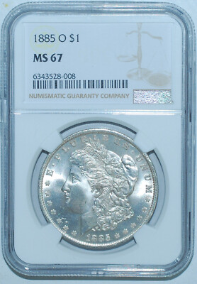 1885 O NGC MS67 Morgan Silver Dollar | eBay