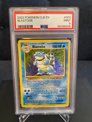 Blastoise Classic Collection CLB 003/034 Holo PSA 9 MINT Pokemon TCG | eBay