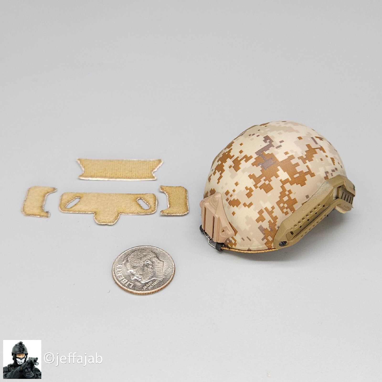 1:6 Soldier Story Navy SEAL AOR1 Camo FAST Helmet for 12" Figures | eBay