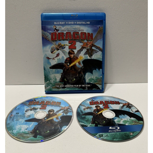 How to Train Your Dragon 2 (DVD, Blu-ray, 2014, 2-Disc Set) 24543915157 ...