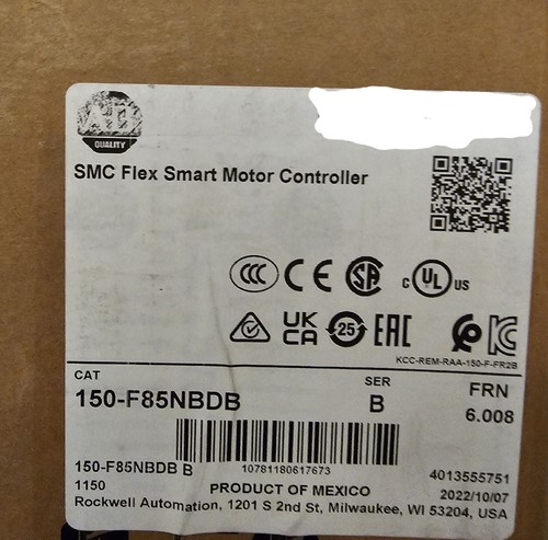 150-F85NBDB Allen-Bradley SMC Flex Smart Motor Controller 150F85NBDB | eBay