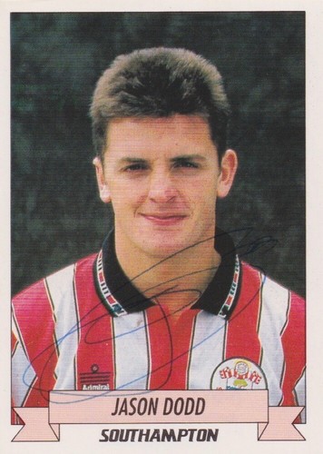JASON DODD (Southampton & Plymouth Argyle FC) Hand SIGNED ‘Panini 93 ...