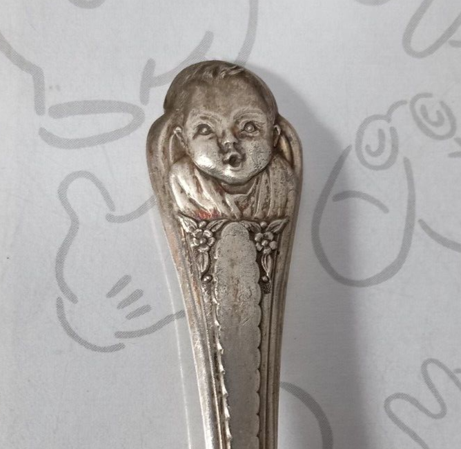 Gerber Baby Winthrop Silver Plate Spoon Vintage 4.25" | eBay