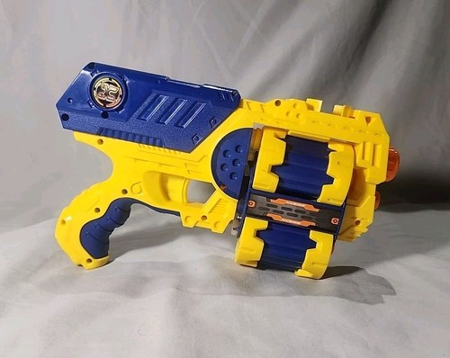 Vintage Zuru Xcess Double Barrels Revolver Darts & Disc Blaster Gun ...