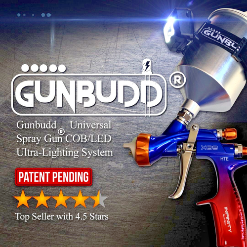GunBudd® LED/COB Universal Spray Gun Light – Fits All Spray Gun Models ...
