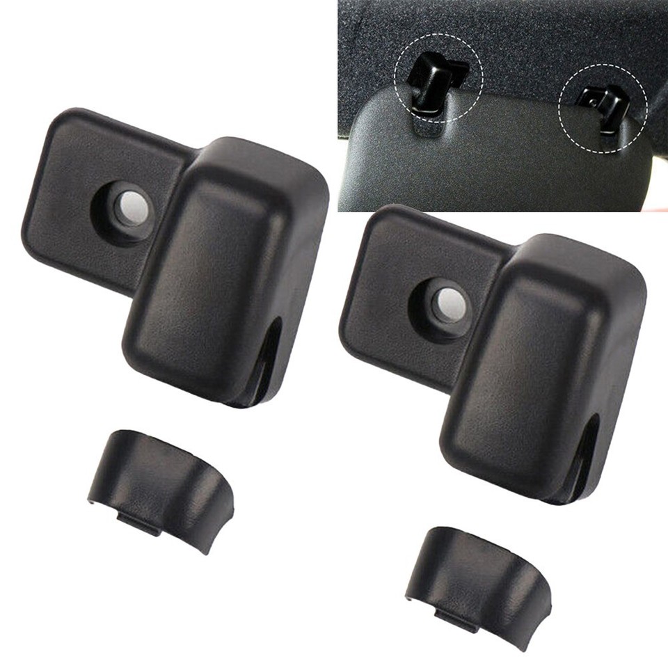 2Pcs Side Sun Visor Hook Clip Makeup Mirror Buckle For Mini R55 R56 R60 ...