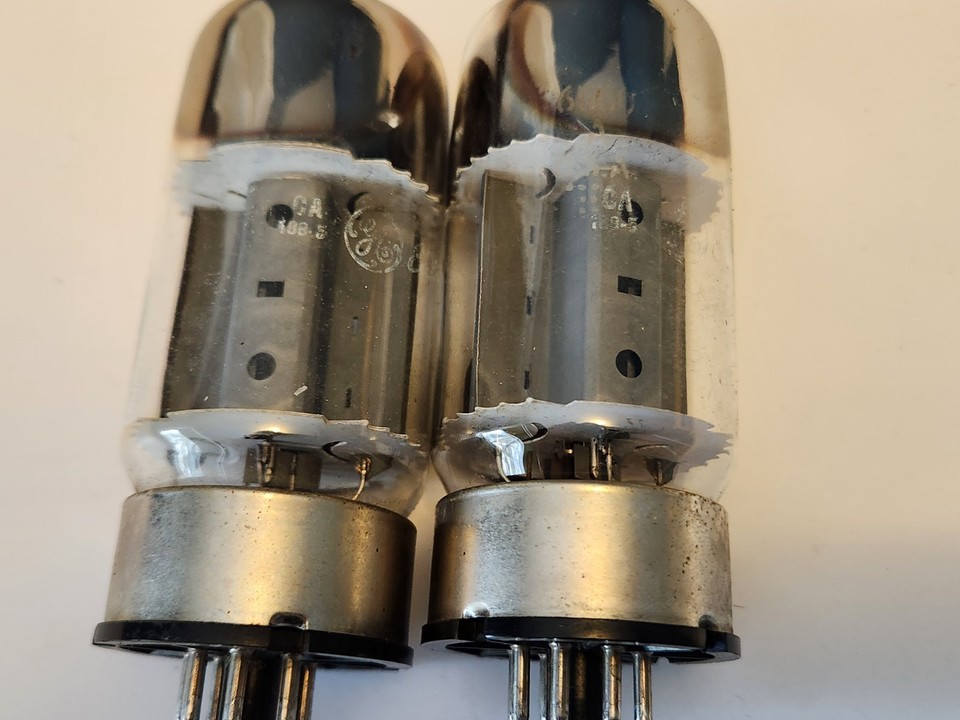 Vintage GE General Electric USA 6550A 6550 Tubes Pair X2 Maxi Tested | eBay