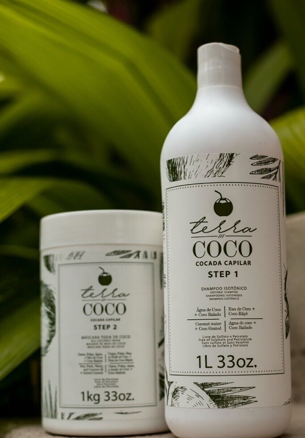 Ybera Terra Coco Kit Shampoo + All Coconut Mask Hair Straightening ...
