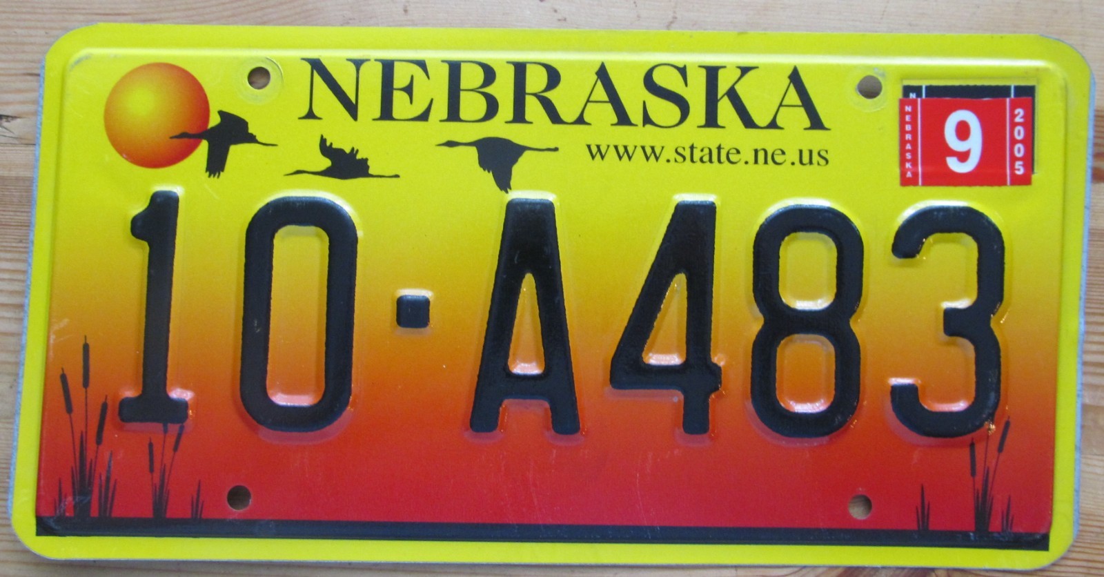 Nebraska 2005 PLATTE COUNTY License Plate HIGH QUALITY # 10-A483 | eBay