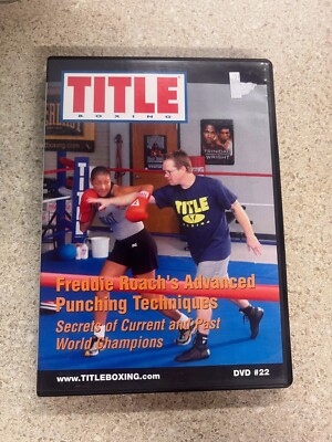 Title Boxing Freddie Roach's Advanced Punching Techniques DVD Used | eBay