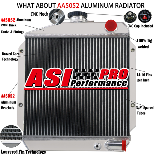 3 ROW Tractor Radiator For Yanmar Diesel 3TNE74 119621-44500 Aluminum ...