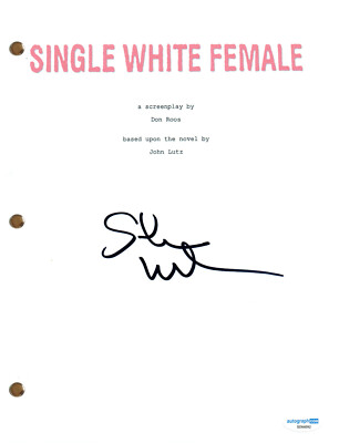 Steven Weber “Single White Female” Signed Autograph Movie Script Horror ...