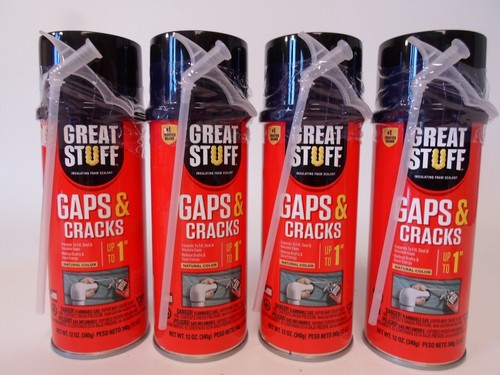 4 Cans Dow Great Stuff Gaps & Cracks Expanding Foam Sealant Insulation ...